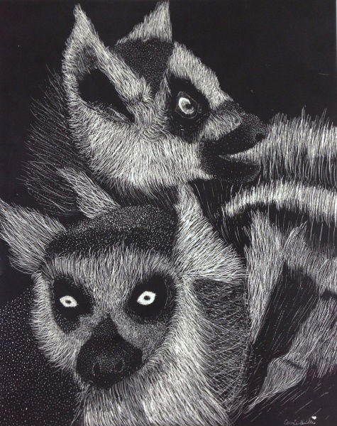 HS Scratch Art Lesson Scratch Board Value through linescratchart (2) - Create Art with ME